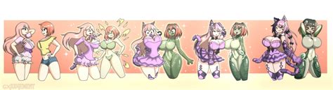 Animal Hands Animal Legs Anthro Ass Expansion Breast Expansion Catgirl