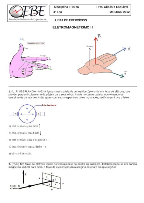 DOC Lista De Eletromagnetismo II DOKUMEN TIPS
