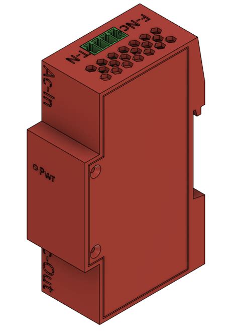 Din Rail Psu By Batteria Download Free Stl Model