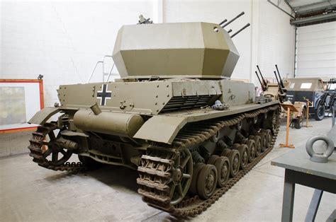 Automoteur Dca Flakpanzer Iv Wirbelwind Militärhistorische Ausstellung