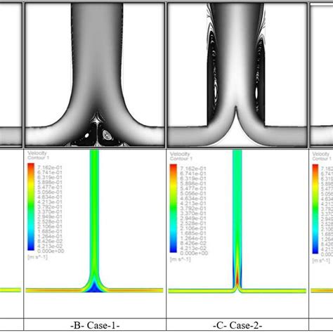 Flow Fields Of The Four Different Studied Cases Download Scientific