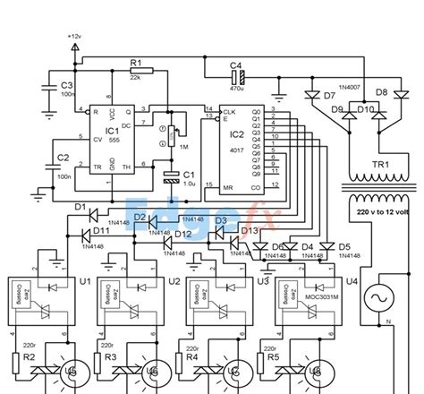 Ic 4017 Decade Counter Pin Configuration And Its Applications