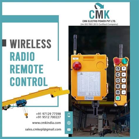 Wireless Radio Remote Control Wireless Remote For Eot Crane Manufacturer From Rajkot