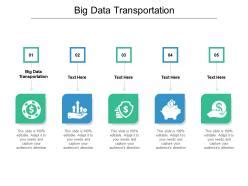 Big Data Transportation Ppt Powerpoint Presentation Styles Clipart Cpb