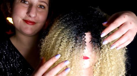 Asmr 🧡 Hair Play Hair Styling Clips Youtube
