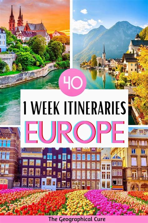40 One Week In Europe Itineraries Artofit