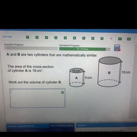 The Cylinder And The Cuboidal Container Shown Below H