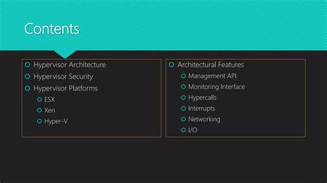 Analysis Of Monolithic And Microkernel Architectures Towards Secure Hypervisor Design Pptx