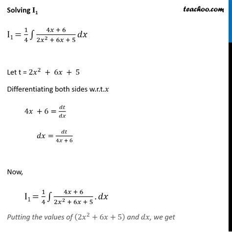 Example 10 I Find The Integral ∫ X 2 2x2 6x 5 Dx