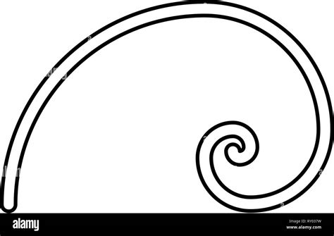 Fibonacci Spiral Stock Vector Images Alamy