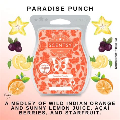 Paradise Punch Scentsy Bar The Candle Boutique Scentsy Uk Consultant
