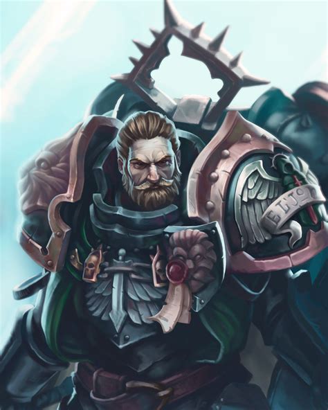 Lion El Jonson Warhammer 40k FanArt Vitaly Perevoshikov On