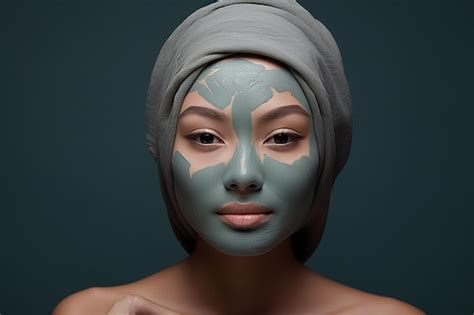 Premium Ai Image An Asian Woman Doing Facial