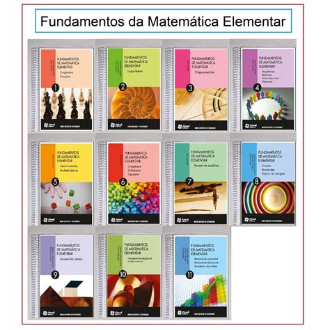 l Fundamentos da Matemática Elementar a Encadernado Tamanho A Formato Livreto lindo