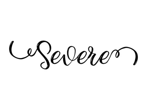 Severe Svg Lettering Typography Graphic By Islanowarul · Creative Fabrica