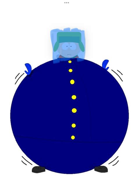 Kyle South Park Inflated Like A Big Blueberry By Inflationrules On