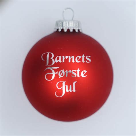 Julekugle Barnets Første Jul Send En Ballon