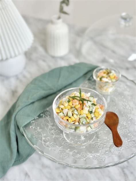 파프리카가 들어간 알록달록 콘샐러드 만들기