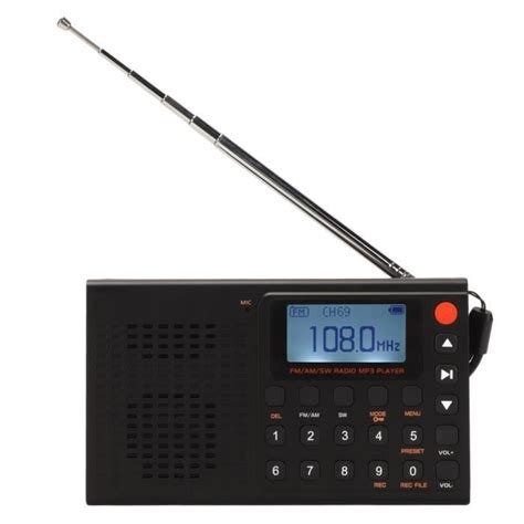 Radio portable Bluetooth GOTOTOP Modèle DSP AM FM SW Batterie