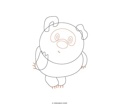 Как нарисовать винни пуха поэтапно 🖌 Рисунки карандашом поэтапно