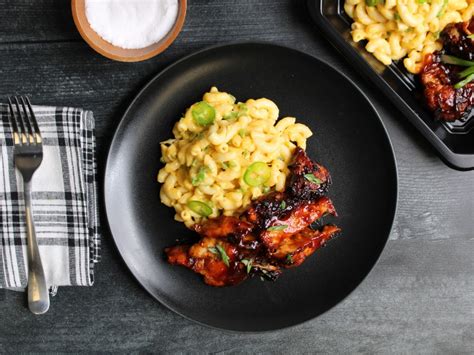 Bbq Chicken W Jalapeño Mac And Cheese Clean Eats Meal Prep