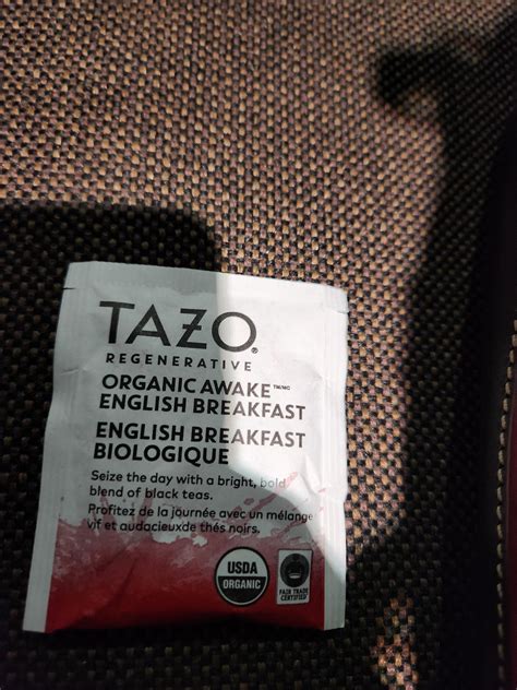 Tazo English Breakfast Organic Vs Not Rtea