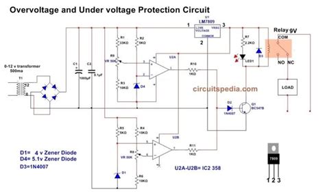 Overvoltage And Undervoltage Protection Using Opamp Comparator 1