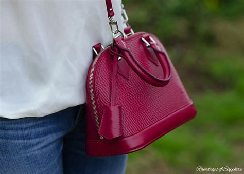 Louis Vuitton Alma Bb Epi Leather