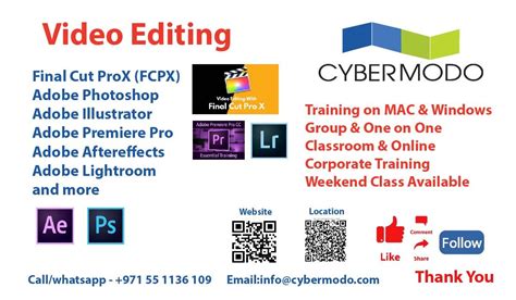 Cybermodo Solutions On Linkedin Training Dubai Uae Email Videoediting