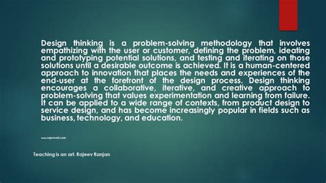 How To Develop Design Thinking Skills Examples School Education Solutions