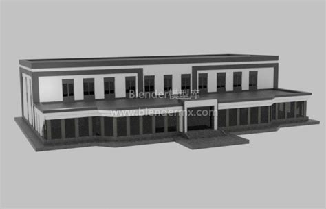 Blender建筑房屋3d模型素材资源免费下载 Blender模型库 第10页