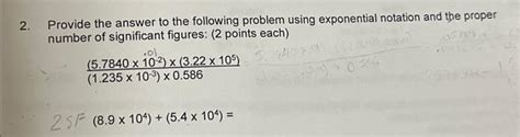 Solved Provide The Answer To The Following Problem Using Chegg