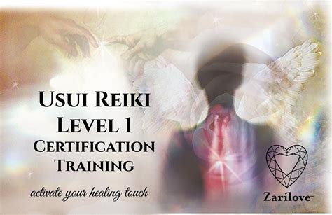 Usui Reiki Healing Level 1 Attunement Certified Training The