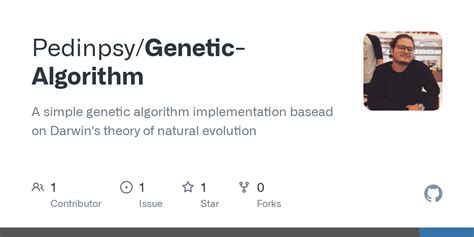 Github Pedinpsy Genetic Algorithm A Simple Genetic Algorithm Implementation Basead On Darwin