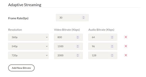 Adaptive Bitrate Streaming Abr Ant Media Documentation
