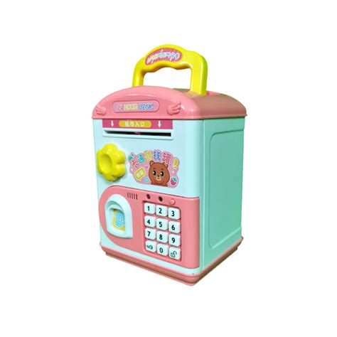 قیمت و خرید اسباب بازی صندوق فروشگاهی مدل گاوصندوق همراه با اثر انگشت