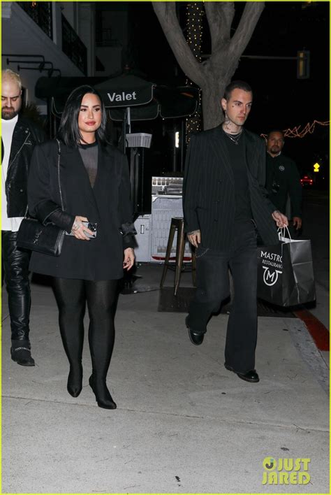 Demi Lovato Fiancé Jutes Step Out for Dinner in Los Angeles Photo