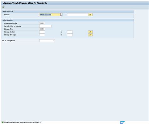 Sap Ewm Cf115 Setting Up Fixed Bin Putaway Strategy For The Warehouse
