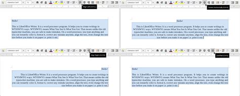 LibreOffice Writer Working With Text