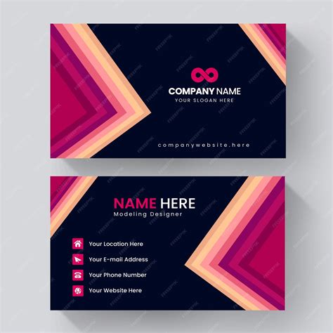 Premium Vector Unique And Professional Business Card Inspiration