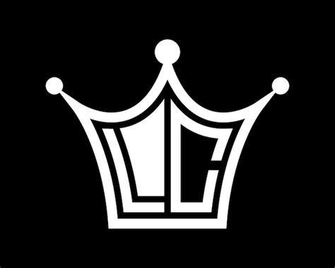 Premium Vector Crown Shape Lc Letter Logo Design Vector Art