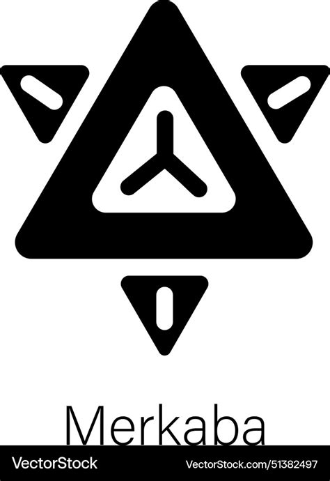 Merkaba Royalty Free Vector Image Vectorstock