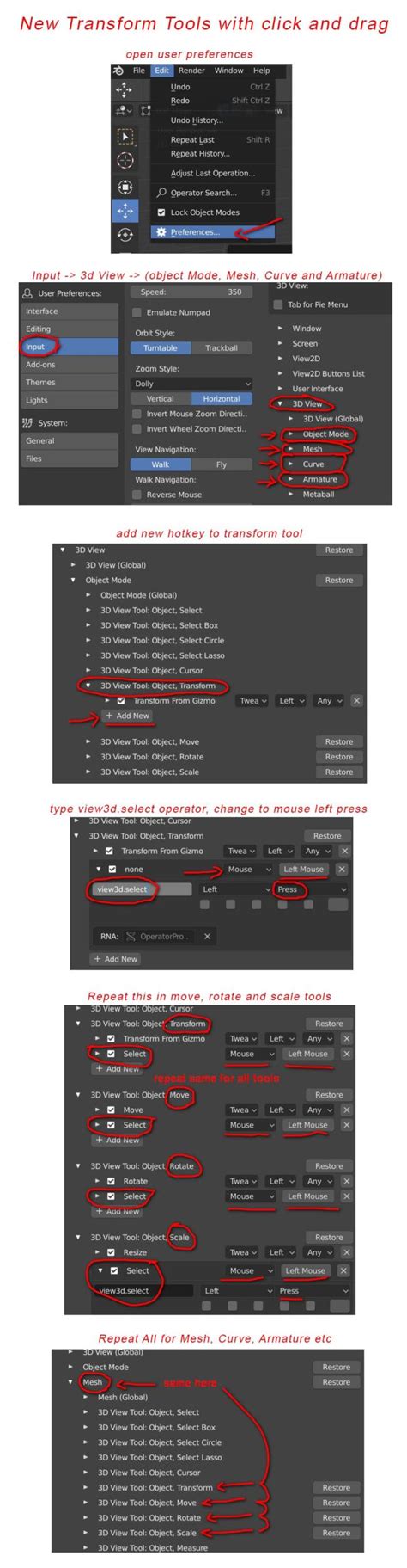Left Click Select Keymap Page 15 Feature Design Feedback