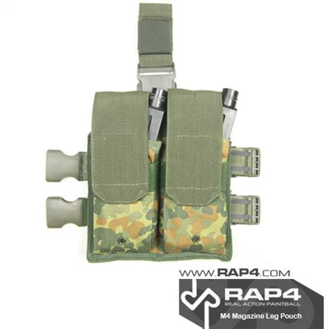 M4m16 Dmag And Helix Magazine Leg Pouch German Flecktarn Mcs