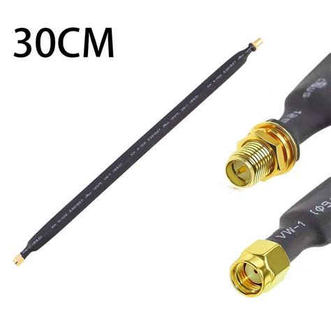 30cm Extension Cable Rp Sma Helium Ultra Low Loss Flat Coaxial Cable