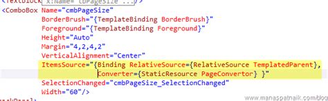 Customizing Datapager With Pagesize Dropdown In Silverlight