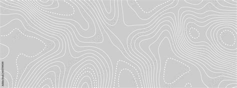 Abstract Topographic Wavy Curve Line Background Topography Map Pattern Geographic Curved