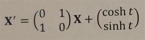 Solved Use The Matrix Exponential To Solve The System Chegg