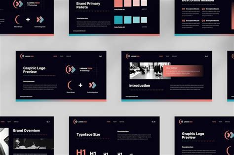 Шаблон Powerpoint с инструкциями по бренду Шаблоны презентаций Включая брендинг и запускать