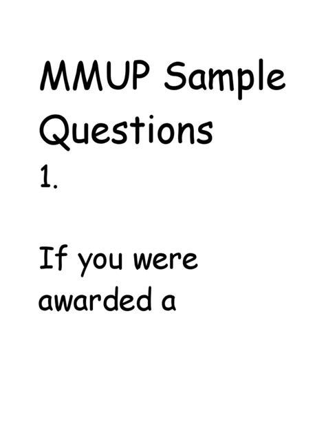 Mmup Pdf Science And Technology Engineering